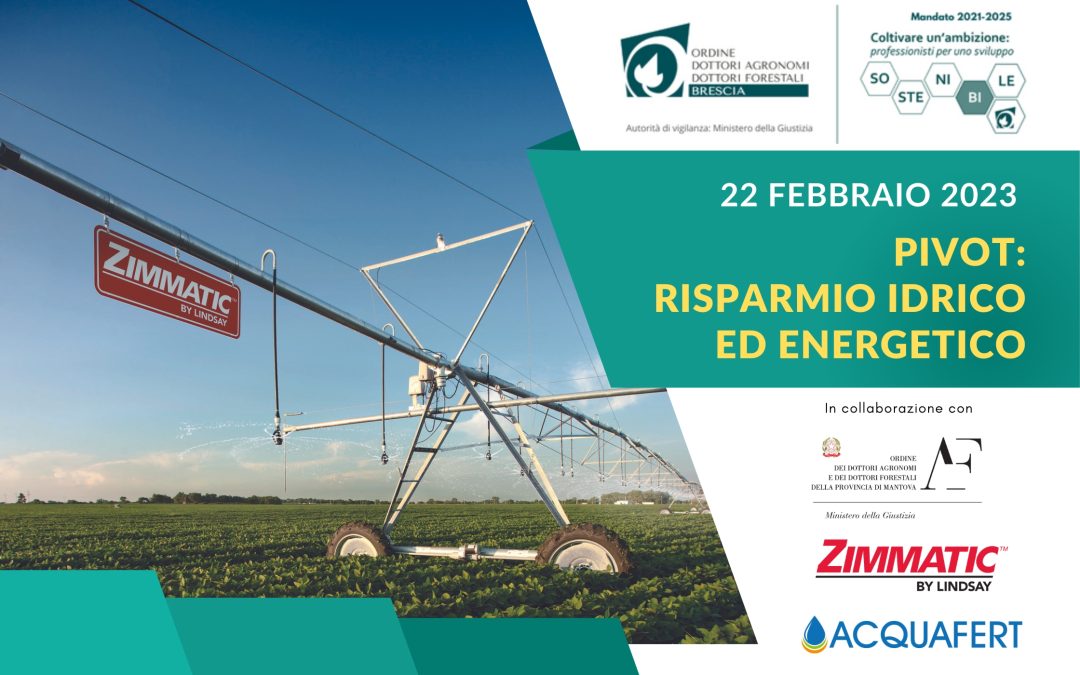 Come migliorare efficienza e produttività con i pivot - acquafertagri.it